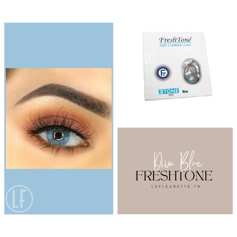 FreshTone Diva Blue Lentilles de contact - La fleurette FreshTone Diva Blue